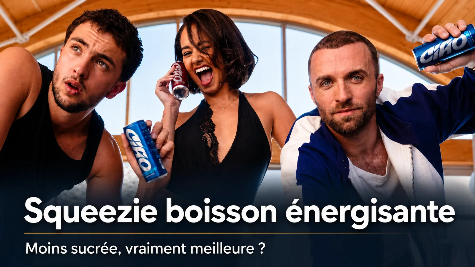Squeezie boisson énergisante : moins sucrée, vraiment meilleure